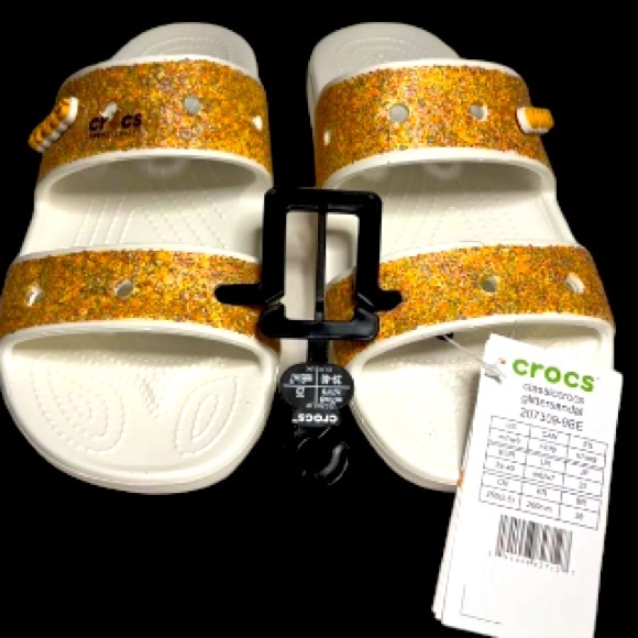 CROCS | Shoes | Crocs Glitter Sandals | Poshmark